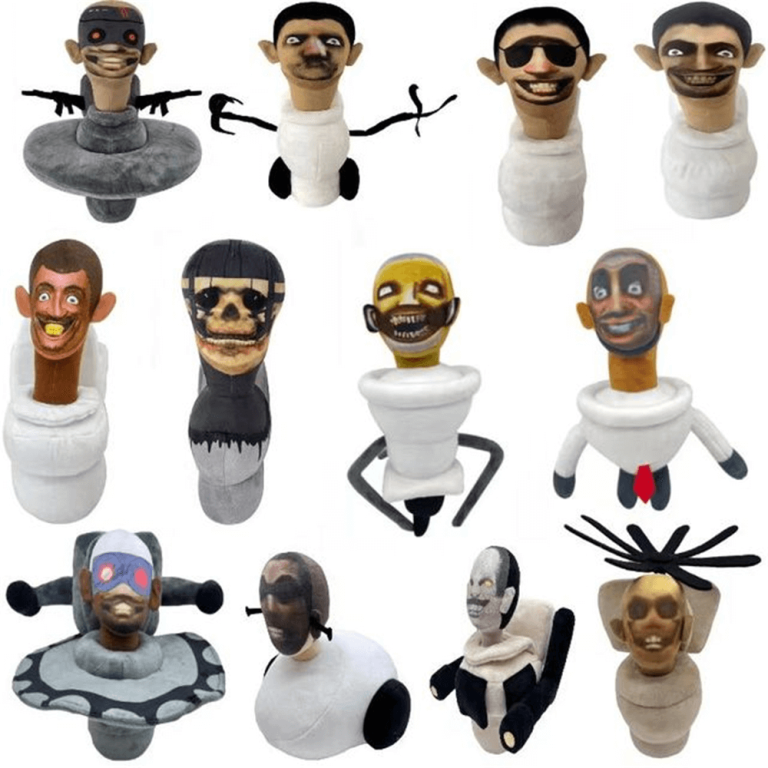 12PCS Skibidi Toilet Plush | Skibidi Toilet Plush